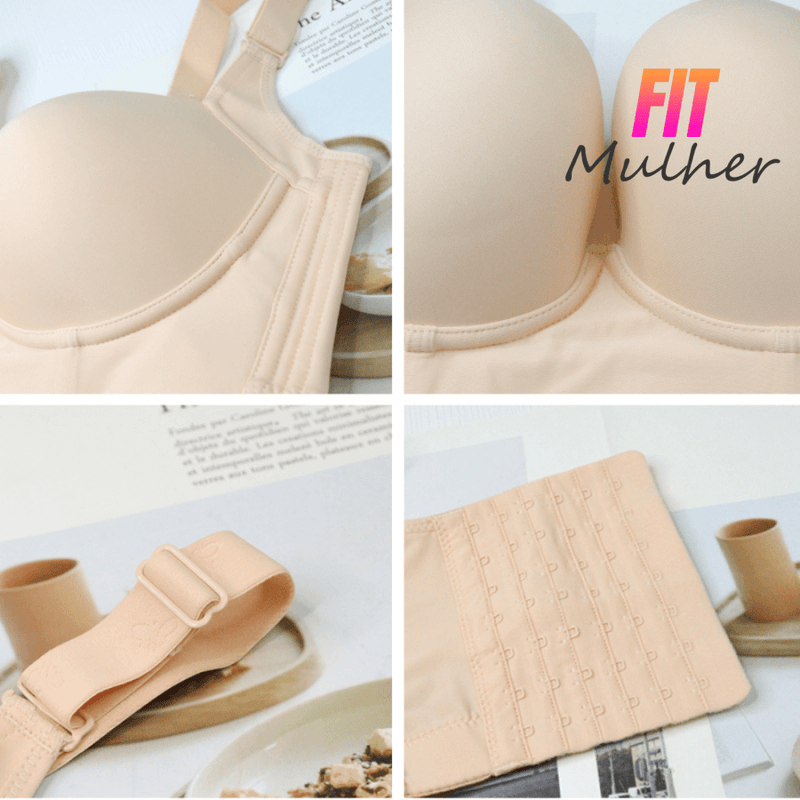 COMPRE 1 LEVE 2 - Sutiã 5D Push Up - Esconde Gorduras Costas - Embaixo